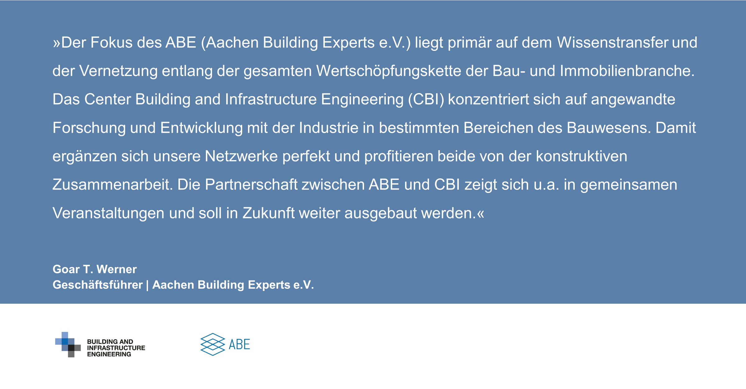 ABE - Center Building Infrastructure Engineering